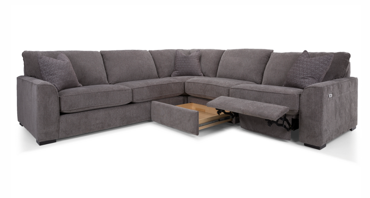 2786 Fabric Sectional Sofa by Decor-Rest – Devos Furniture Inc.